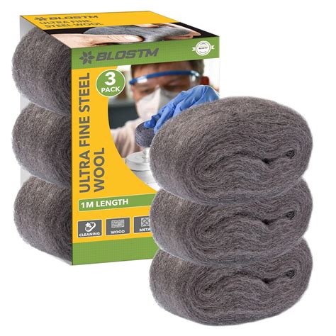 Blostm Fine Steel Wool 0000 1m Ultra Fine Wire Wool 0000 Anti Scratch