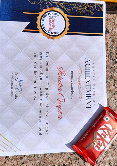 Ishika Gupta On Linkedin Achievement Hardwork Recognition