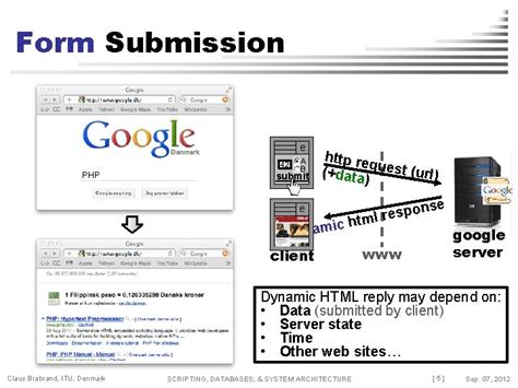 Introduction To Scripting Databases System Architecture Html Forms