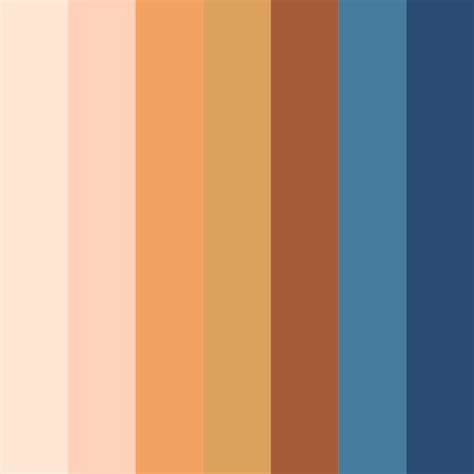 Warm Sunset Color Palette Colordrop