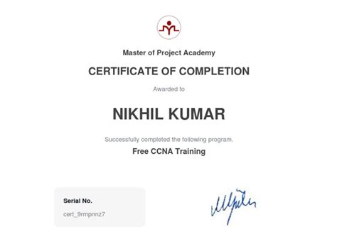 nikhil kumar on linkedin masterofprojectacademy ccna ccnacourse network ccnatraining…