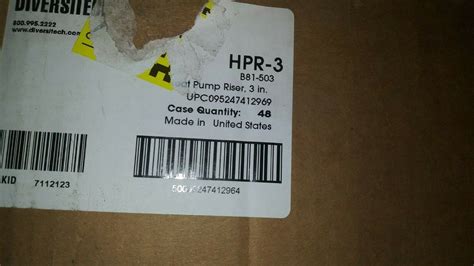 1 Box Of 48new Diversitech Square Air Handler Heat Pump Riser Lif