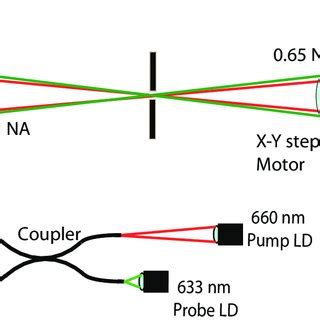 A Schematic Of The Pump Probe Static Tester System Download Scientific Diagram