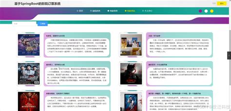 Java计算机毕业设计的影院订票系统（开题源码论文） Csdn博客
