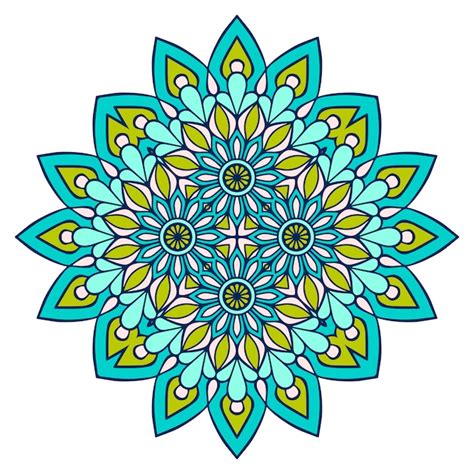 Premium Vector Decorative Geometric Tile Illustration