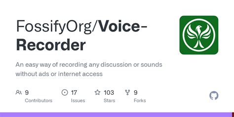 GitHub FossifyOrg Voice Recorder An Easy Way Of Recording Any Discussion Or Sounds Without
