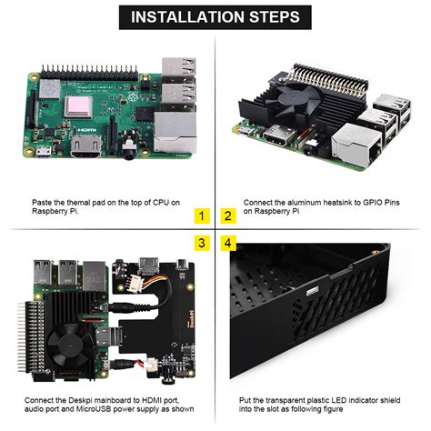 Deskpi Lite For Raspberry Pi 3b3b Deskpi Products Wiki