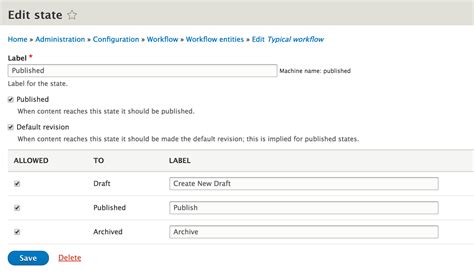 Add A Workflow Component Ui Module And Implement It In Content Moderation Drupal Org