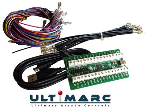 Ultimarc IPAC 2 New Version USB Keyboard Encoder Interfase Aansluitkabels Arcade Expert