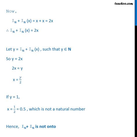 Example 50 Consider The Identity Function In X X Examples