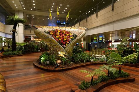 樟宜机场t4站楼黑科技大山谷图库