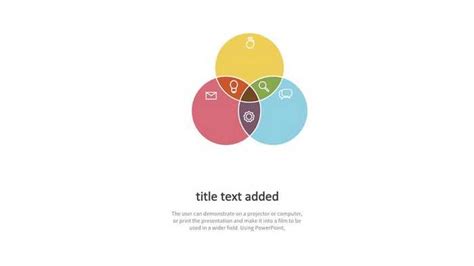 Three Overlapping Circles With Icons Powerpoint Template Free