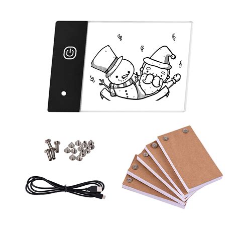 Flip Book Kit With Mini Led Light Pad Hole 3 Level Grandado