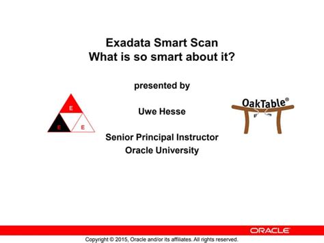 Exadata Smart Scan What Is So Smart About It Ppt