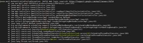 Spring Boot Javaxmailauthenticationfailedexception Auth Web Login