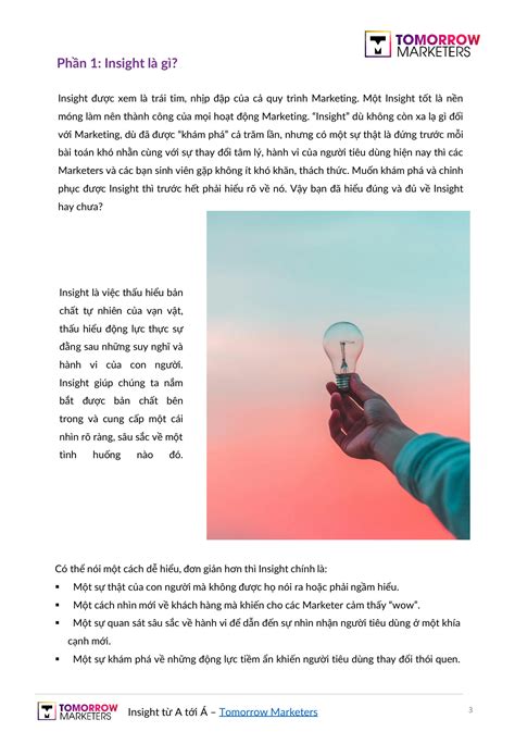 Insight Trong Marketing Khám Phá Bí Mật Đằng Sau Sự Thành Công Của Các Chiến Dịch Quảng Cáo