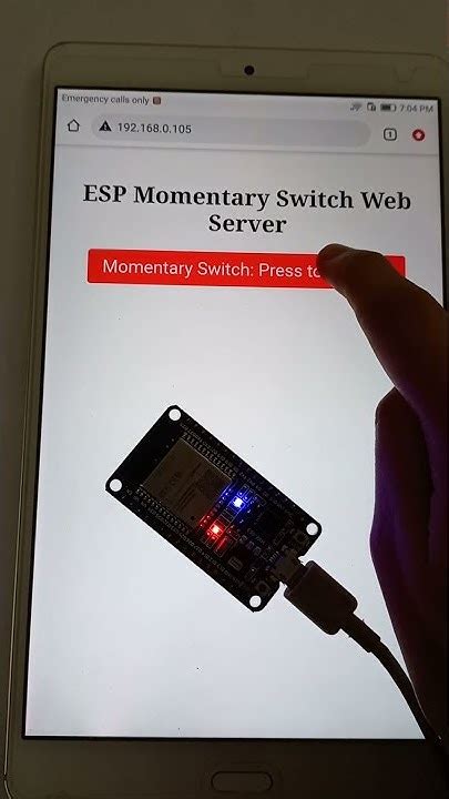 Demo Esp32esp8266 Momentary Switch Web Server Control Gpio Outputs Youtube