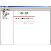 ICOM CS F2000 V1 3 Dealer Programming Software