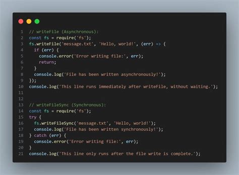 What Is Writefile Vs Writefilesync Abbass Hazimeh Posted On The
