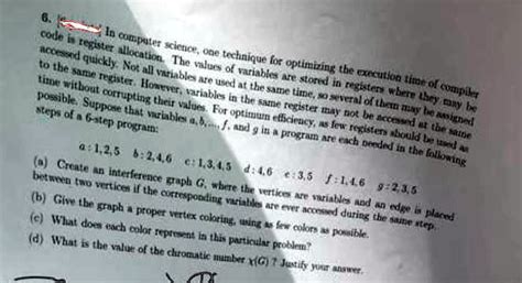 Solved In Computer Science One Technique For Optimizing The Execution