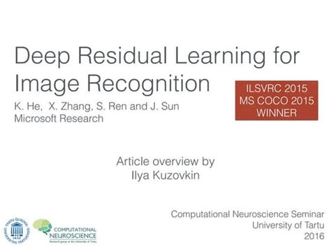 Deep Residual Learning For Image Recognition Pdf Artificial