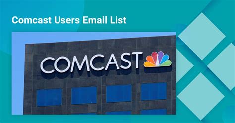 Comcast Users Email List Global Comcast Users Contacts