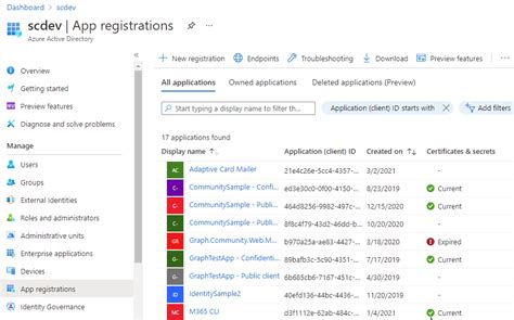 List Expiring Application Credentials Graphcommunity Samples