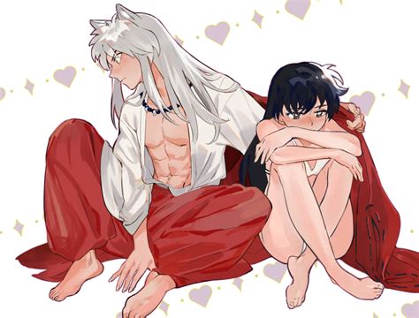 Inuyasha And Higurashi Kagome Inuyasha Drawn By Gwillarmy Danbooru
