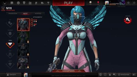 Character Customization Quake Champions Interface In Game