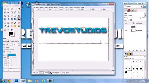 HD Tutorial How To Make A Drop Shadow Affect Using GIMP YouTube