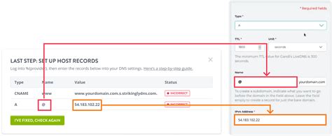 connecting a gandi domain to your strikingly site strikingly help center