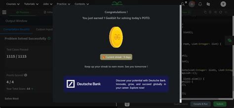 Vaibhav Rana On Linkedin Geeksforgeeks Chitkarauniversity Dsa Codingchallenge Java