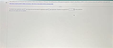 Solved Click Here To View The USCS To Metric Conversions Chegg Com