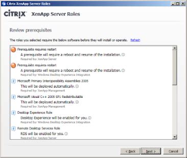 Citrix Deploying XenApp CB Net