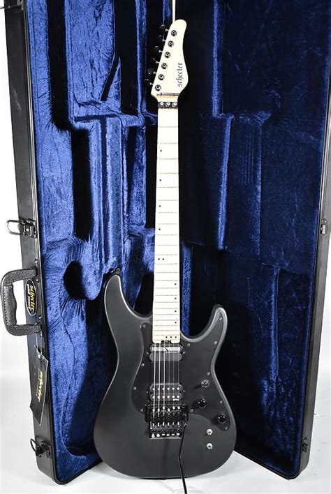 2017 Schecter Sun Valley SS FR S Floyd Matte Black Finish Reverb