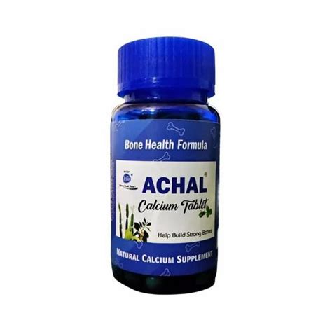Herbal Capsule Achal Calcium Tab Natural Calcium Suppliment Packaging Type Bottle At Rs 285