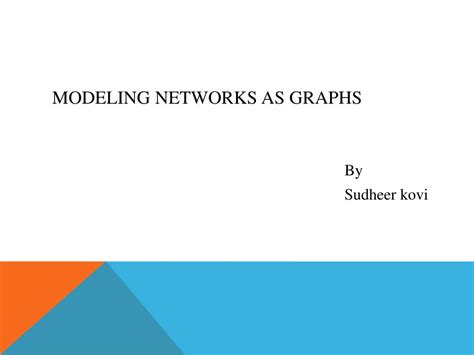 Ppt Modeling Networks As Graphs Powerpoint Presentation Free