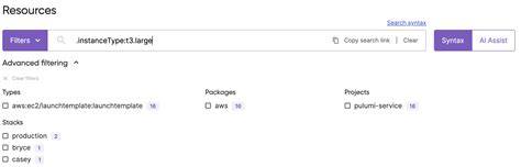 Property Search Enhanced Resource Search In Pulumi Cloud Pulumi Blog