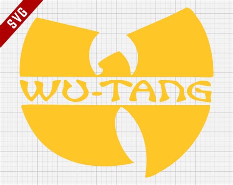 Wu Tang Clan Svg Cutting File 1 Wu Tang Digital Clip Art Etsy Uk