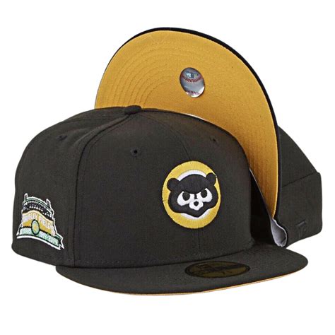 New Era Chicago Cubs Cubbies Yellow Under Brim 59fifty Fitted Hat