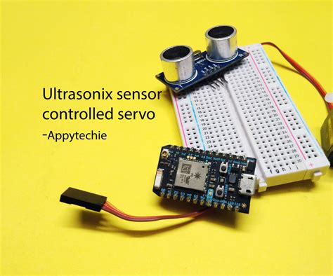 Interface Ultrasonic Sensor And Servo To Photon 6 Steps Instructables
