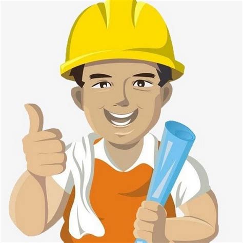 Человек в каске рисунок 60 фото