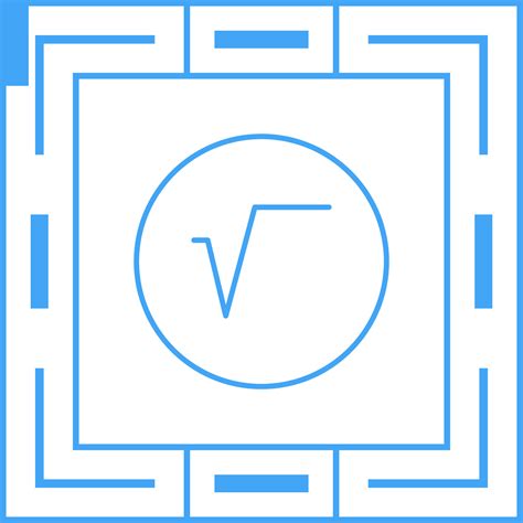 Square Root Symbol Vector Icon Vector Art At Vecteezy