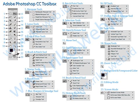 Prakerin Pengertian Dan Fungsi Toolbox Pada Photoshop