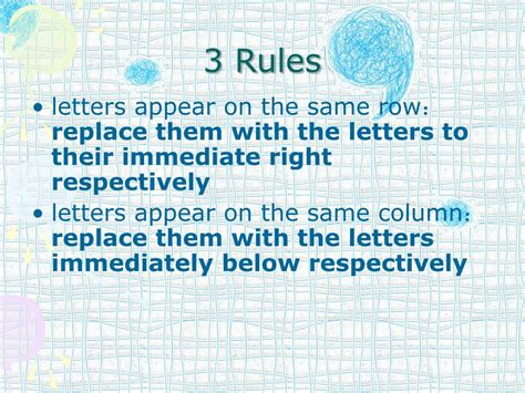 PPT Playfair Cipher PowerPoint Presentation Free Download ID 996982