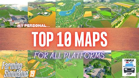 Top 10 Maps Farming Simulator 19 Youtube