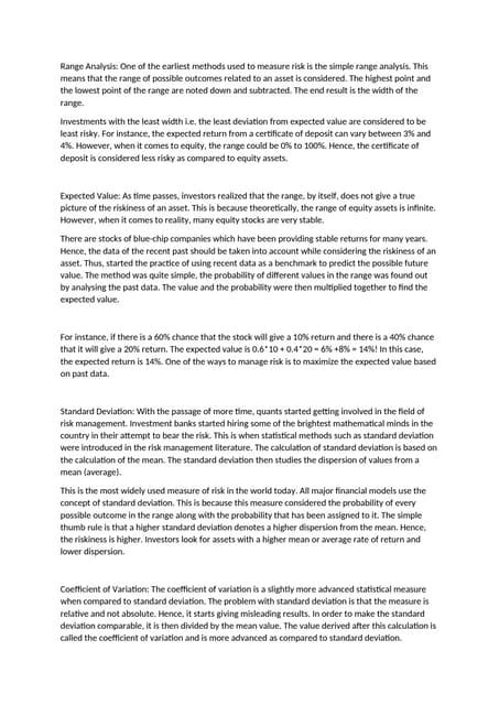 1 Insurance And Risk Management Mba Sem 3 Docx