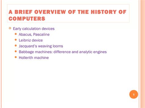 Ch01an Overview Of Computers And Programming Languages Ppt