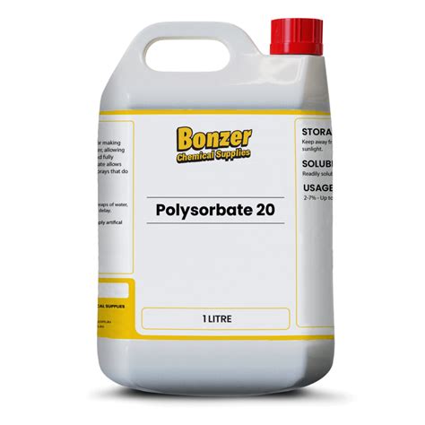 Shop Polysorbate 20 Bonzer Chemical Supplies
