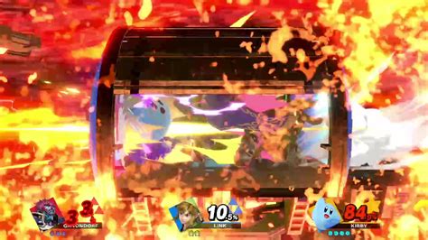 Ganondorf Vs Link Vs Kirby On Norfair Super Smash Bros Ultimate